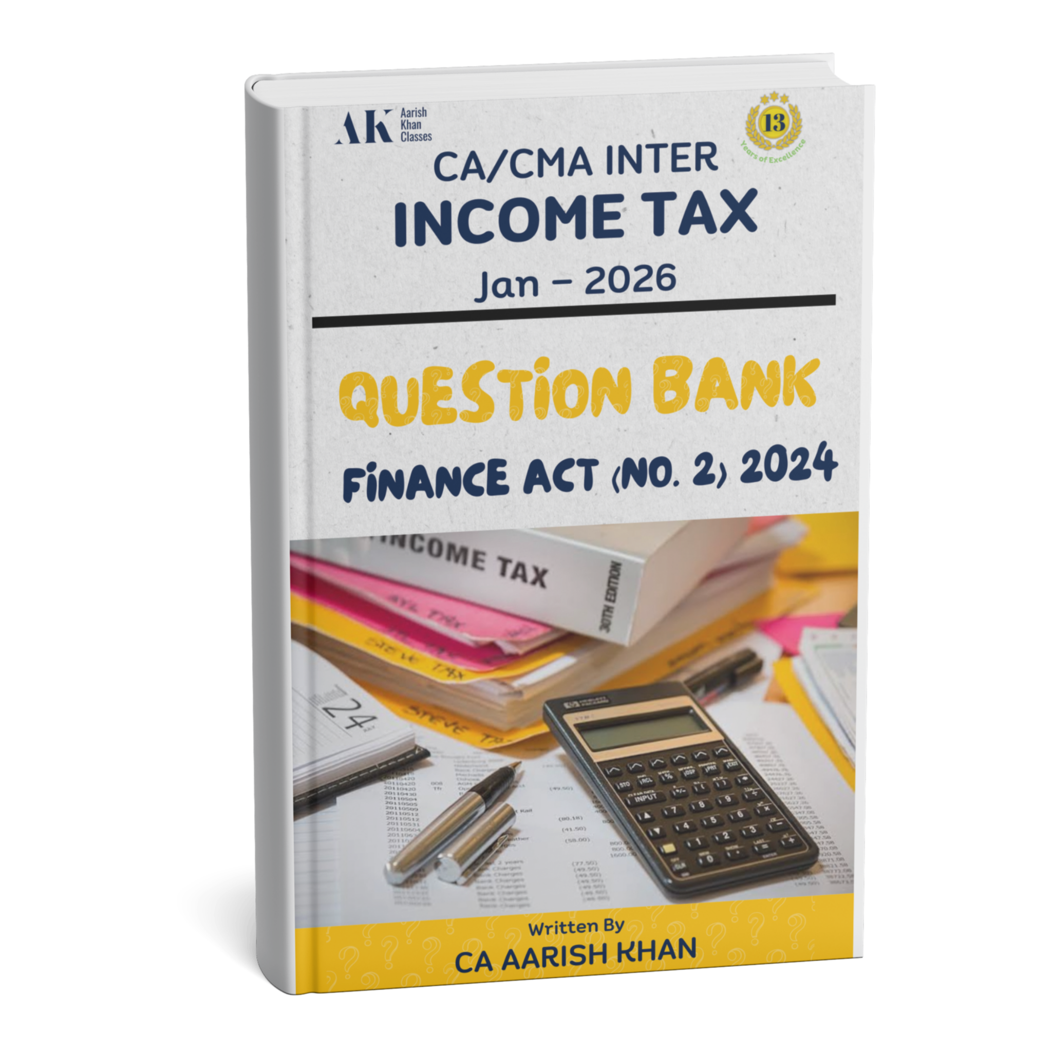 CA/CMA Inter Income Tax- Question Bank – Jan 2026 - Aarish Khan